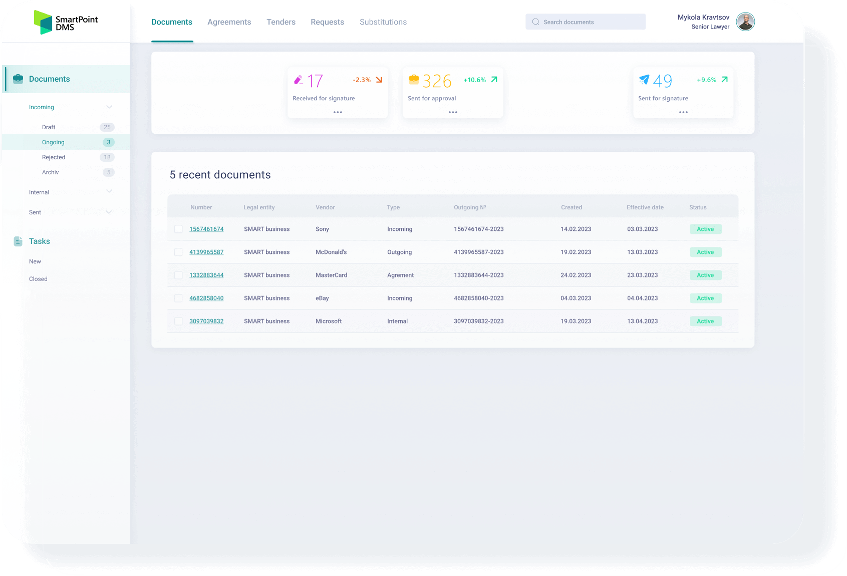 SmartPoint DMS electronic document management system