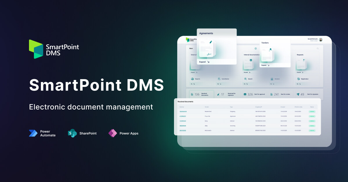 SmartPoint DMS electronic document management system