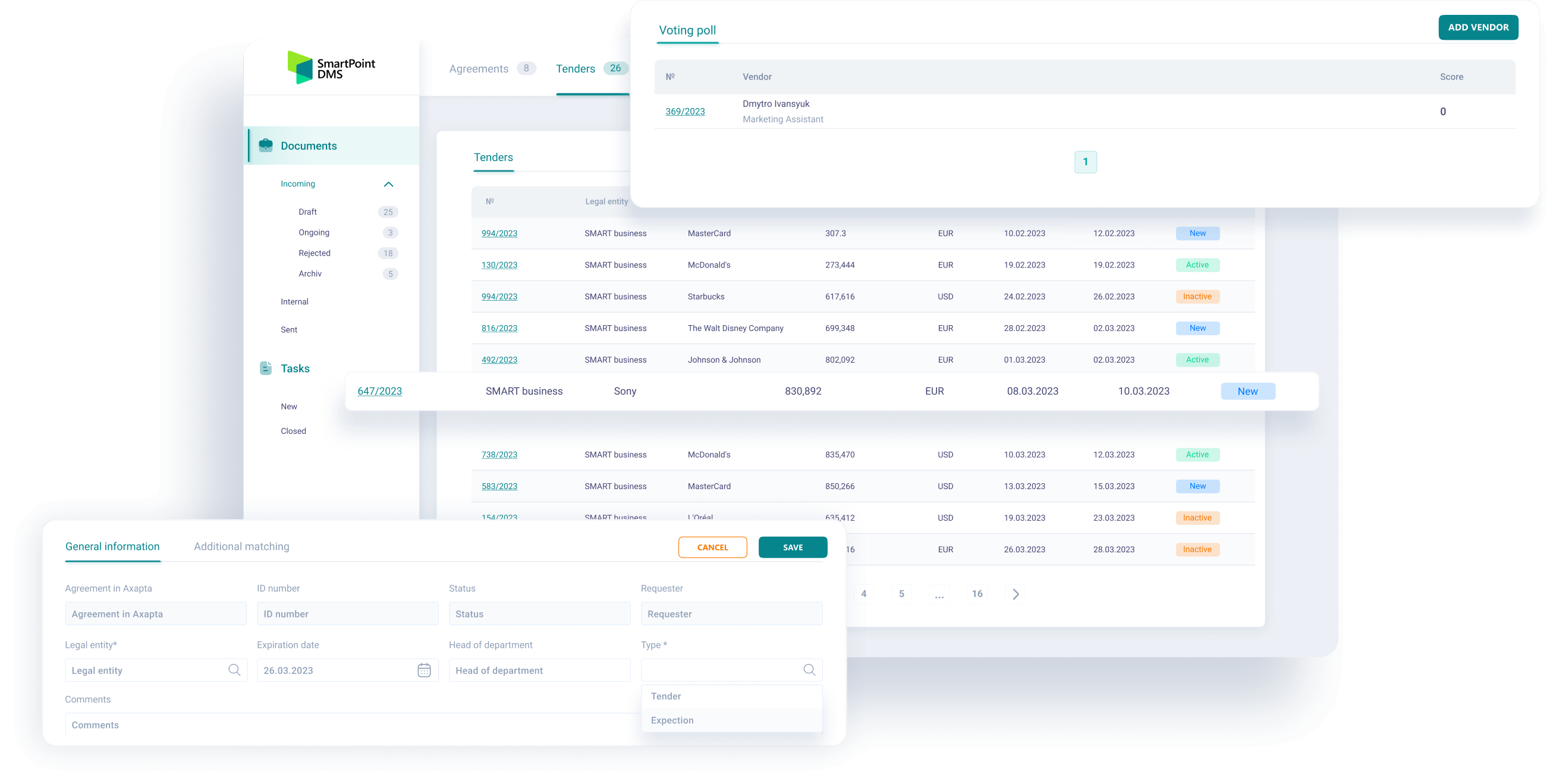 SmartPoint DMS electronic document management system