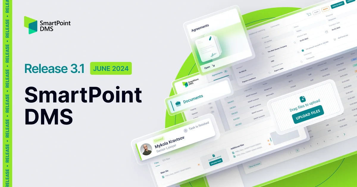 SmartPoint DMS 3.1 release: new capabilities for flexible process ...