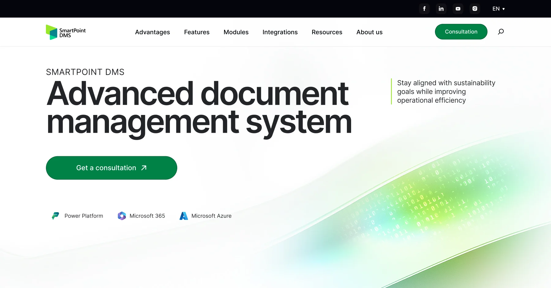 Advanced electronic document management system (EDMS) SmartPoint DMS